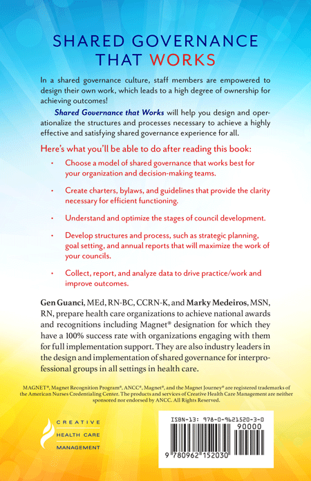 Shared Governance that Works Book